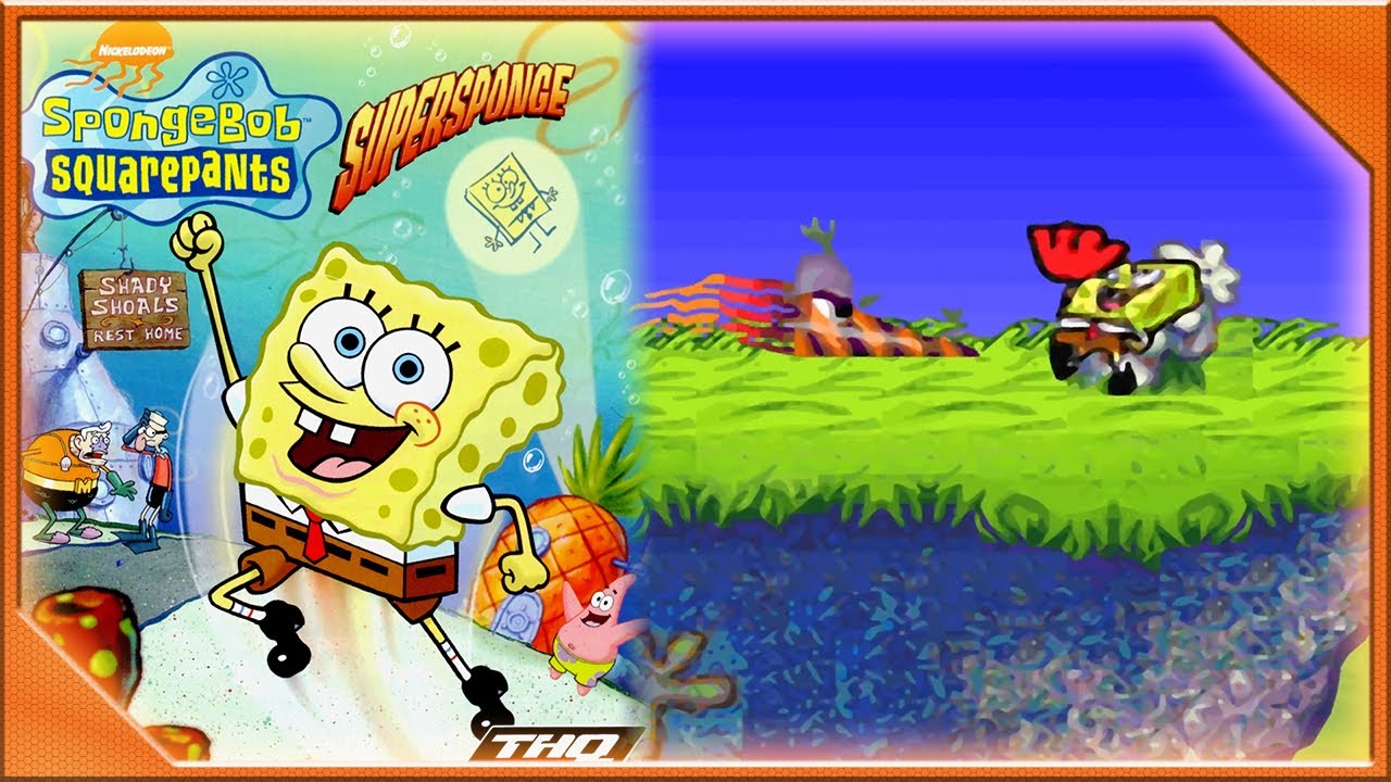 SpongeBob SquarePants: SuperSponge Full Game - GBA - YouTube