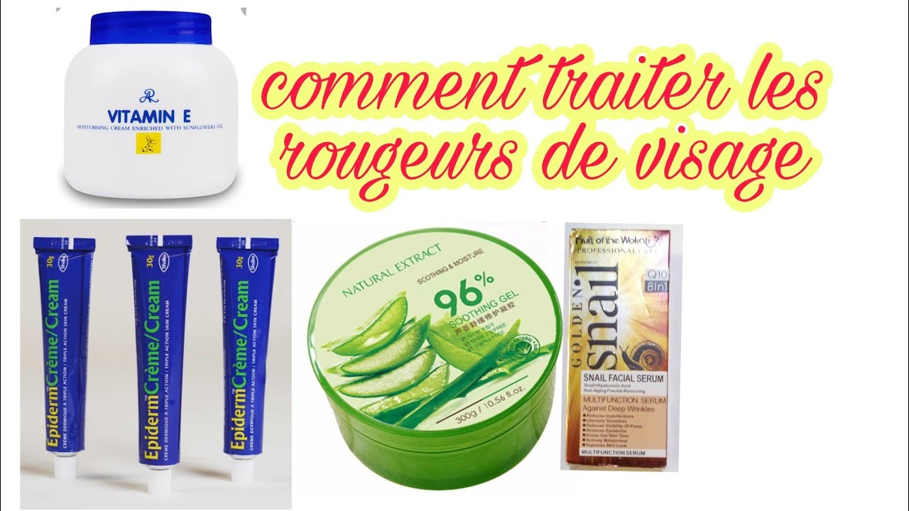 comment traiter les rougeurs du visage - YouTube