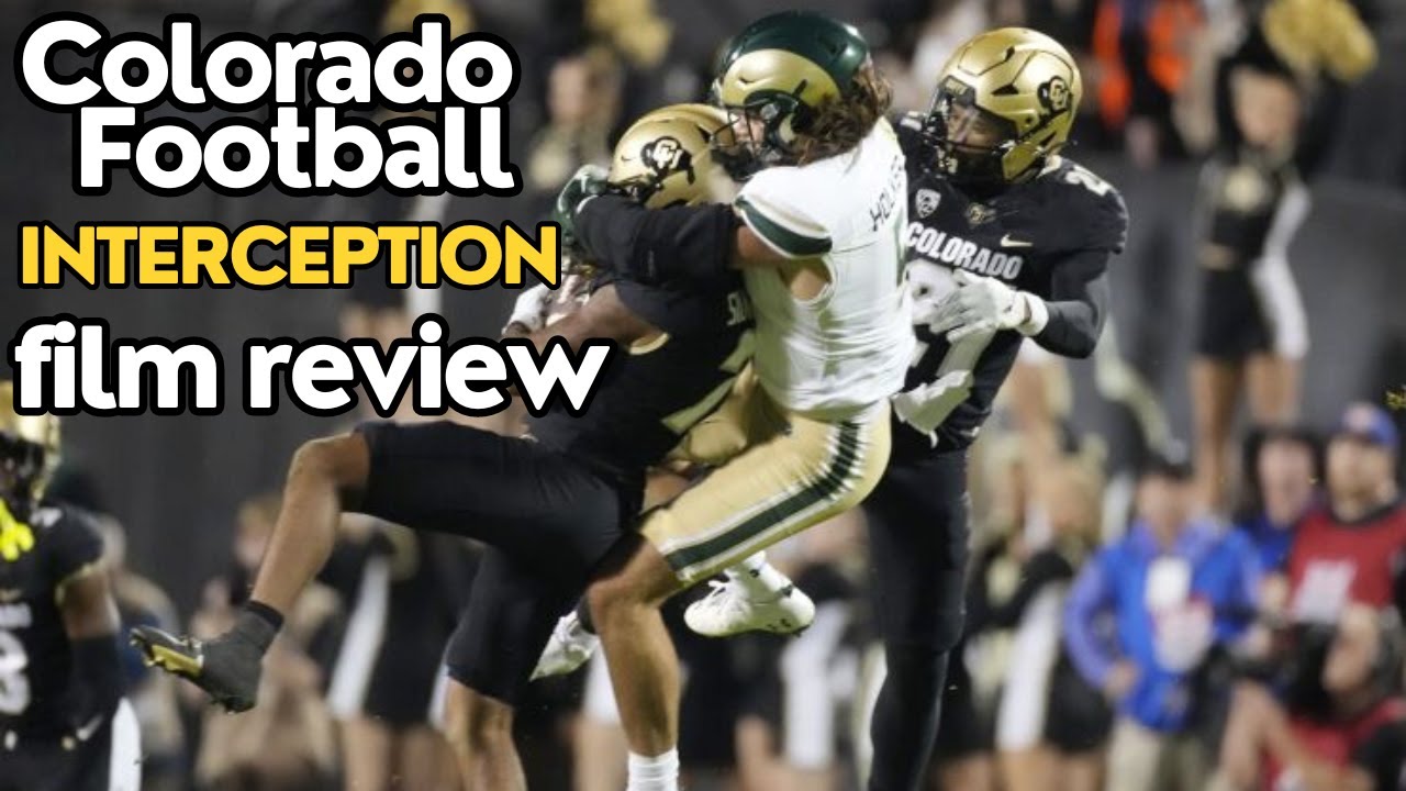 Colorado Football Interception Film Review - YouTube