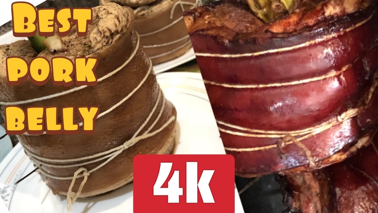 HOW TO COOK CRISPY SKIN PORK BELLY LECHON [ 4K ULTRA HD ] - YouTube