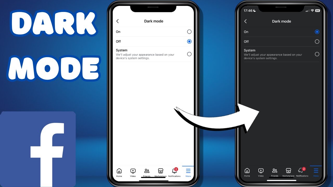 How to Enable Dark Mode In Facebook [iOS & Android] - YouTube