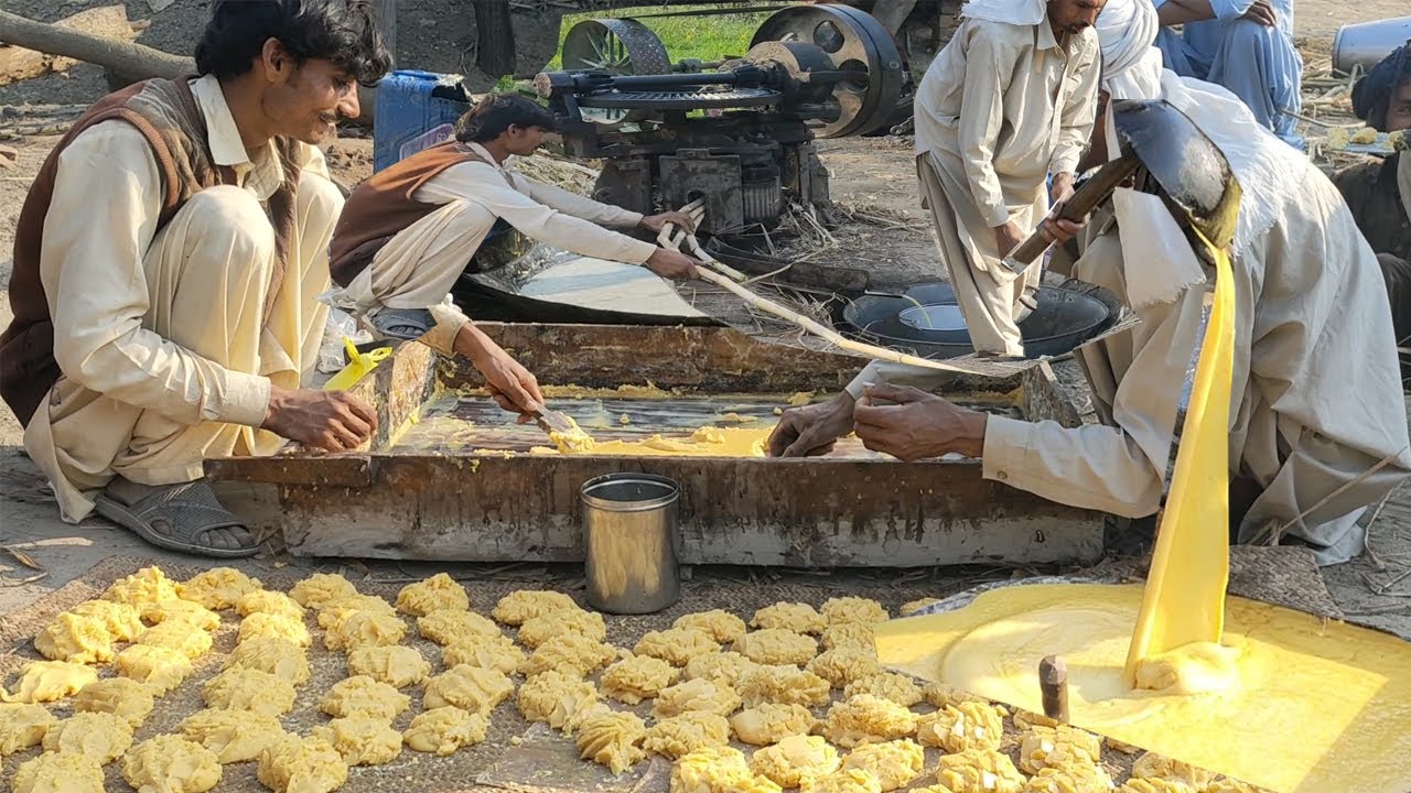 Jaggery Making Process Treditional Jaggery Production | Organic Jaggery ...