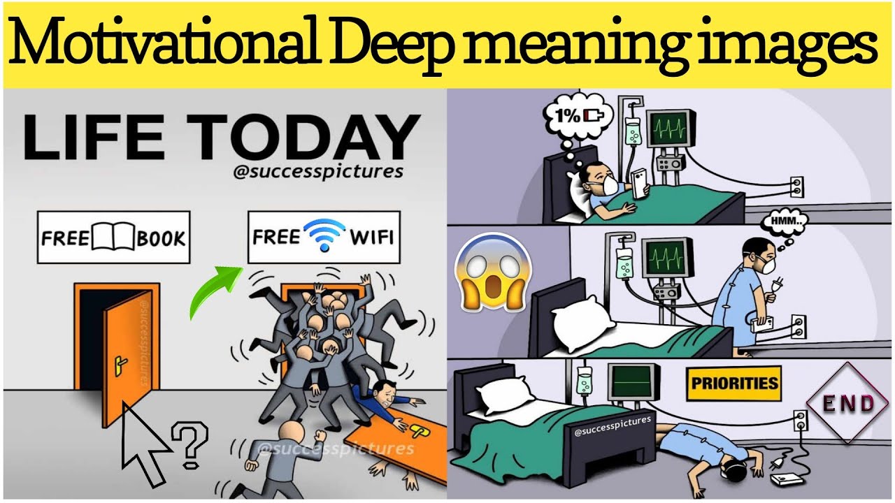 Top Motivational Deep Meaning Images|Inspiring Cartoon Art with ...