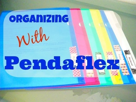 Daily Organizing with Pendaflex Project Pockets - YouTube