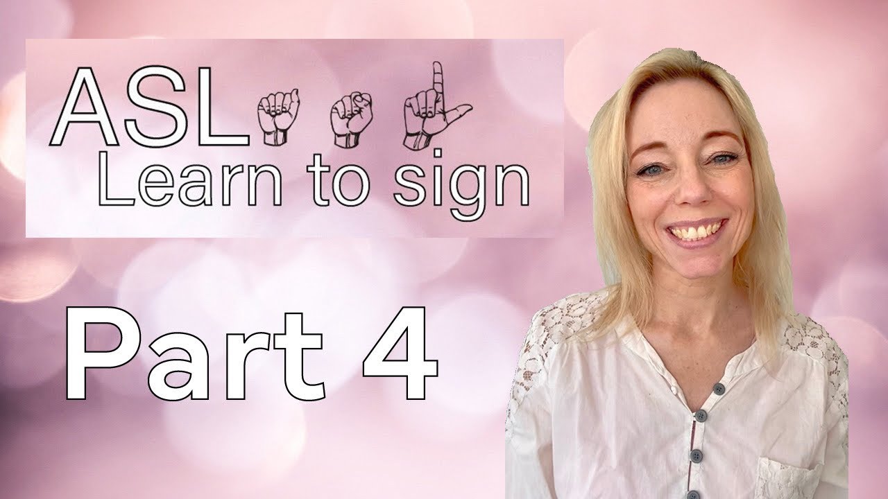 ASL 4 Learn to sign - You are welcome, Please, Sorry - YouTube