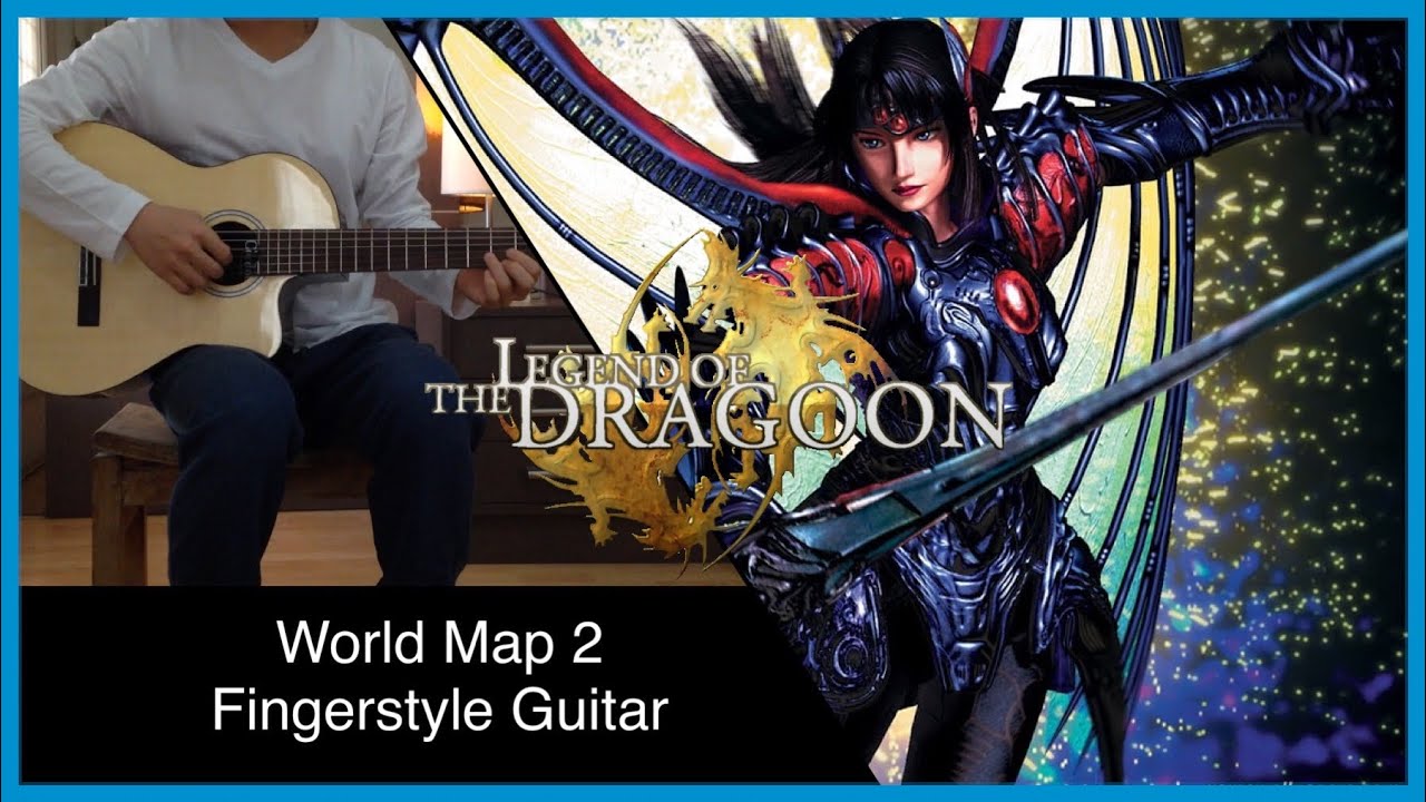 The Legend of Dragoon - World Map 2 - Solo Fingerstyle Guitar TAB - YouTube