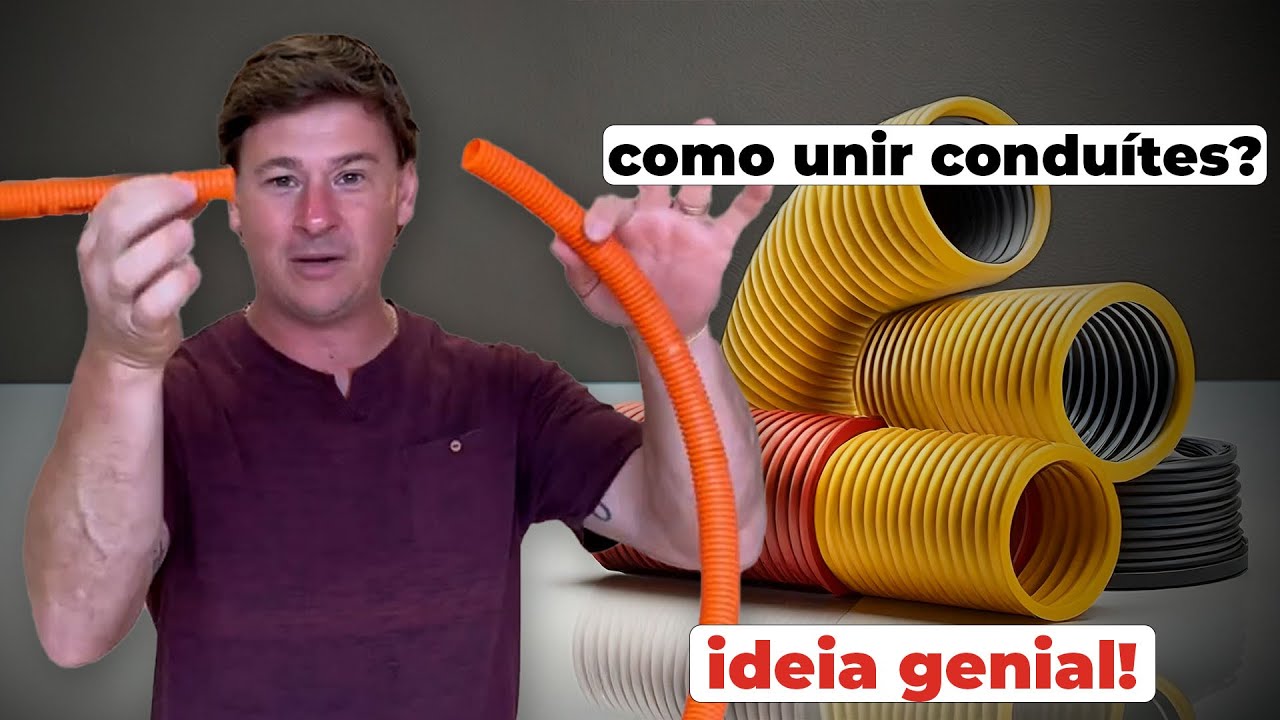 Eletroduto, conduíte, duto elétrico: como unir duas partes! #shorts # ...