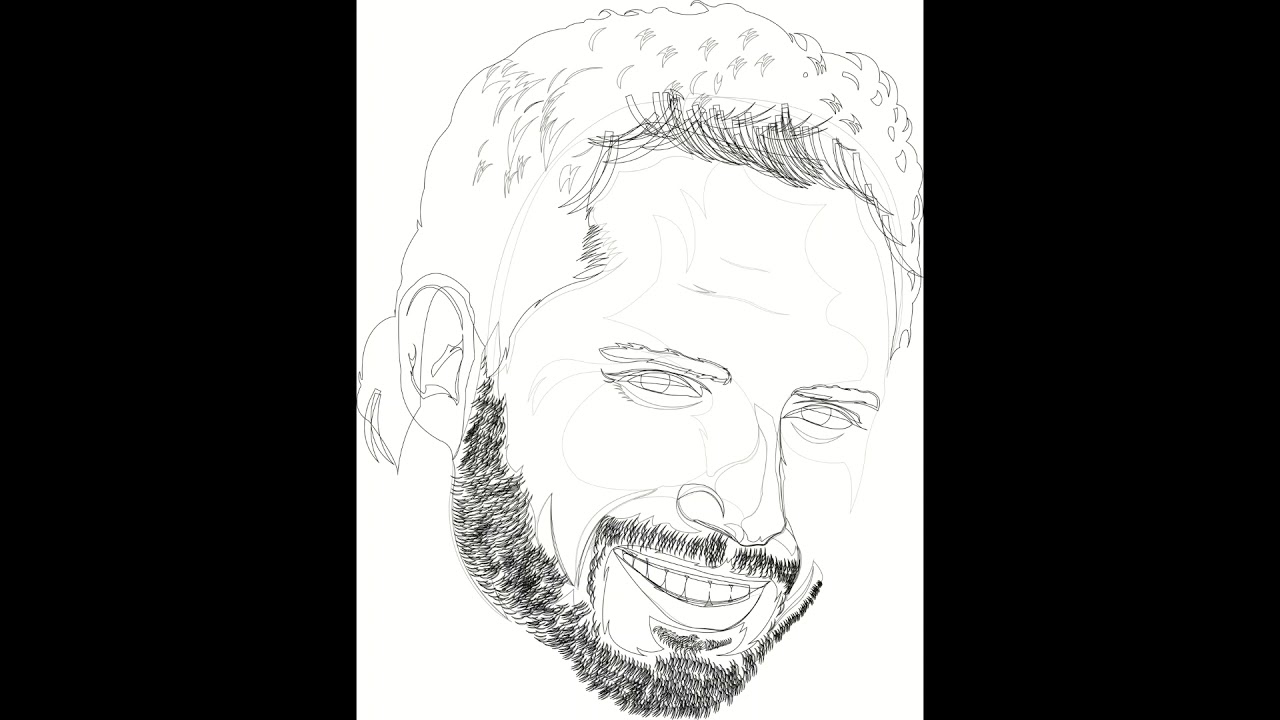 Graphic Art Portrait ZAFER ABDEEN by Hanydesigner - YouTube