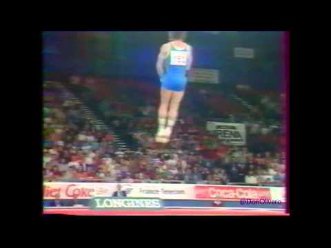 Grigori MISUTIN (UKR) floor - 1993 Birmingham worlds EF - YouTube