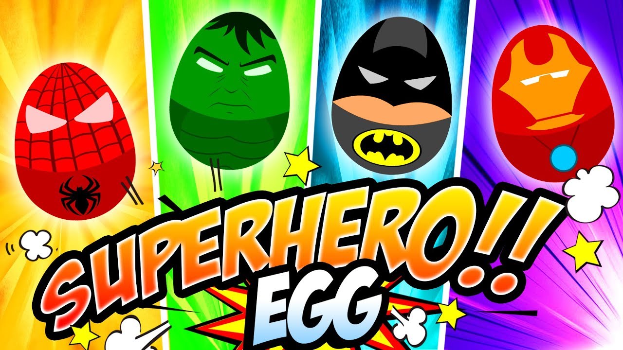Surprise Egg Superheroes toys for kids - Superhero egg surprise - YouTube