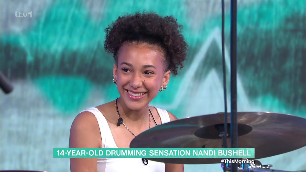 Nandi Bushell 14 Year Old Drummer Sensation On This Morning [27.08.2024 ...