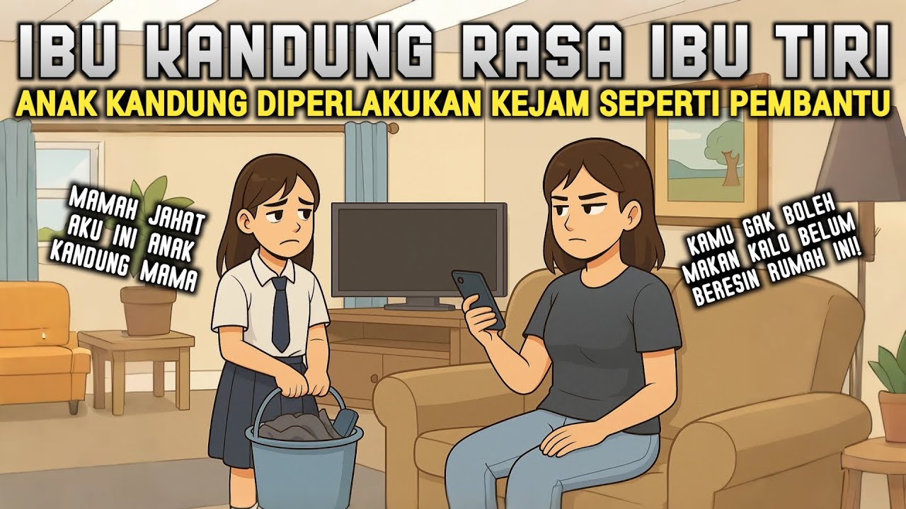 IBU KANDUNG RASA IBU TIRI | ANAK KANDUNG DIJADIKAN PEMBANTU! - YouTube