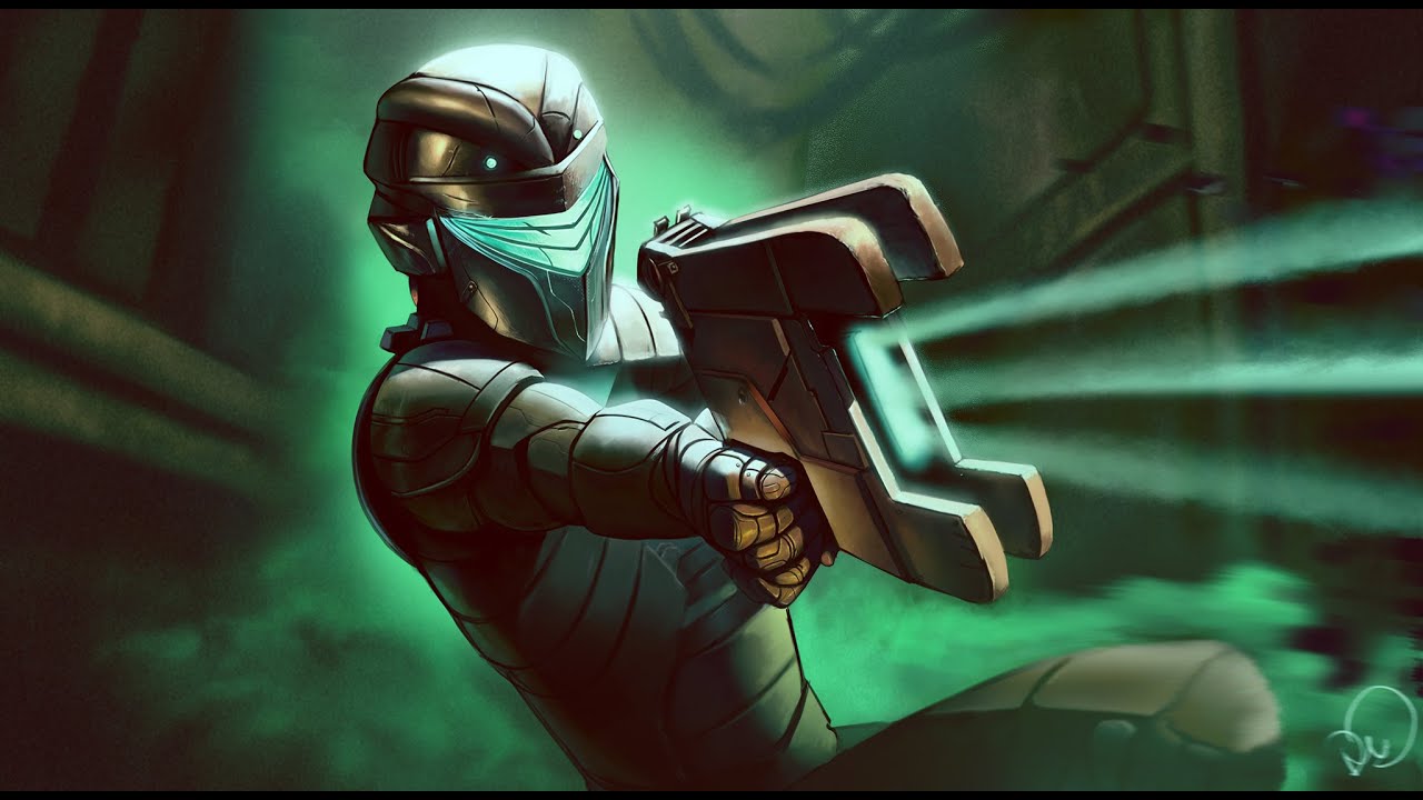 Dead Space Fan Art Painting Process Part 2 - Color and Rendering - YouTube