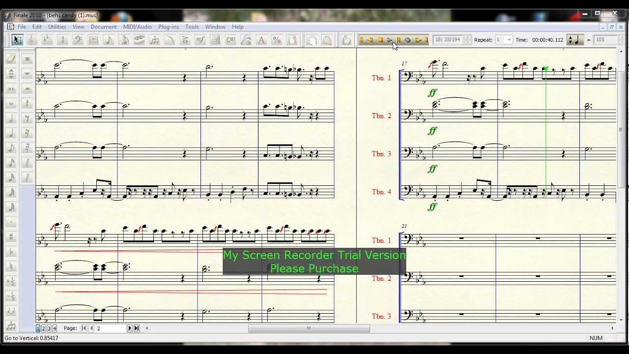 Candy By Cameo Trombone Fanfare Arranged by Kevin Lopez - YouTube