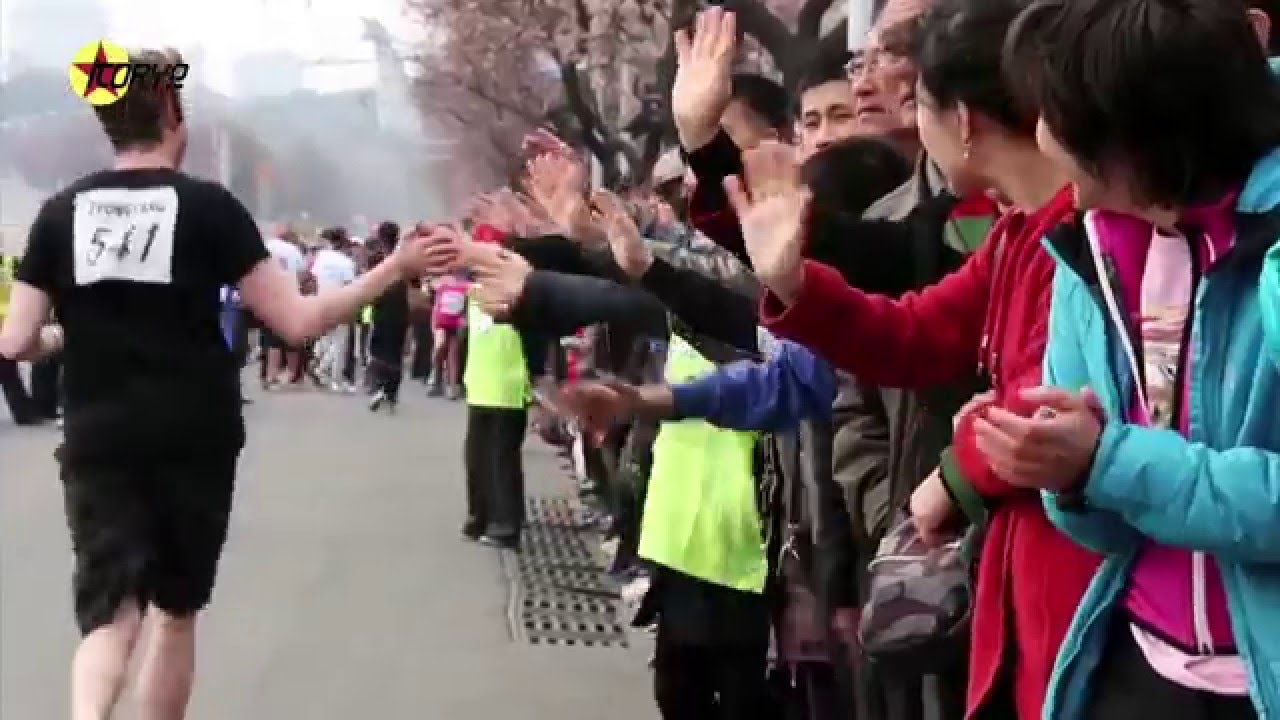 The Pyongyang Marathon | Running in North Korea (Official Koryo Tours ...