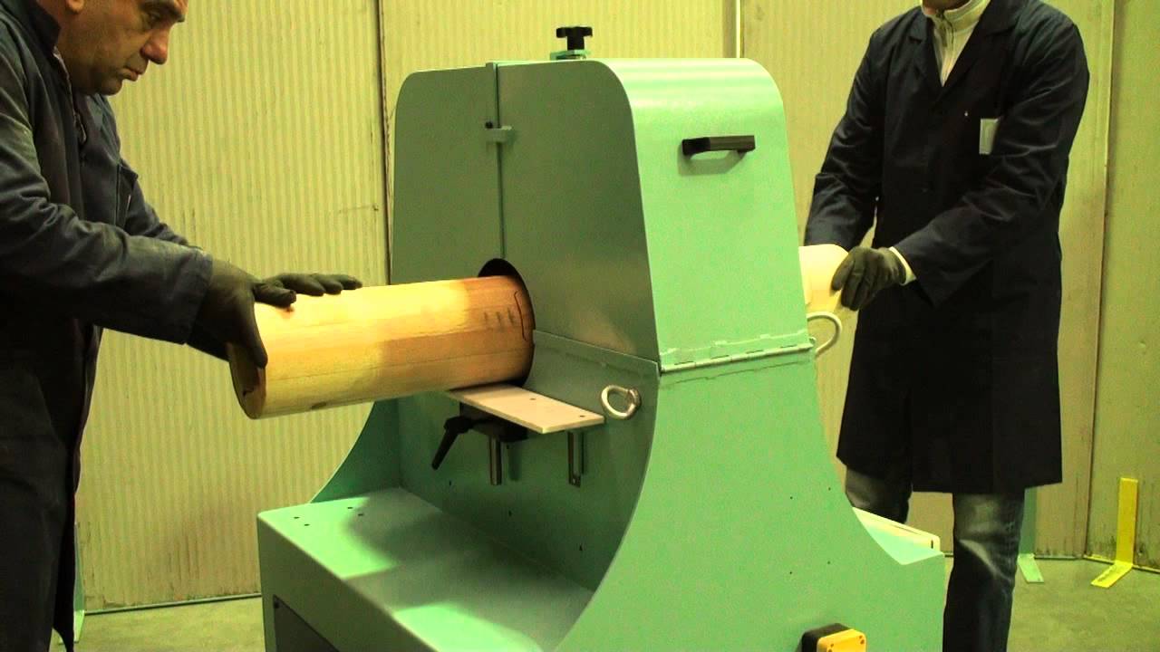 WOOD POLES SANDING MACHINE TYPE LT200 - YouTube