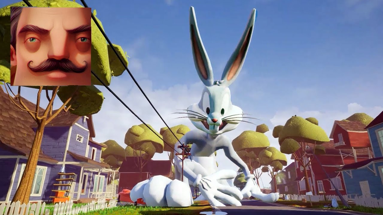 Hello Neighbor - My New Neighbor Big Bugs Bunny Act 2 Gameplay ...