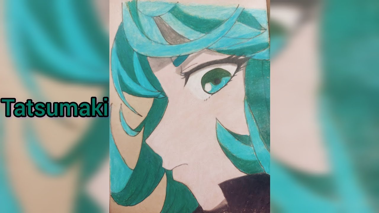 Anime drawing ,tatsumaki - YouTube