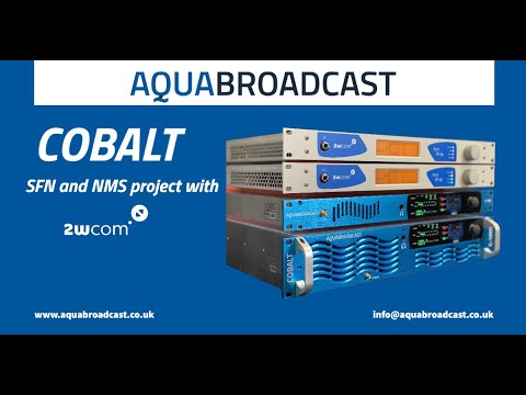 Aqua Broadcast FM Transmitter SFN with 2wcom AoIP - YouTube