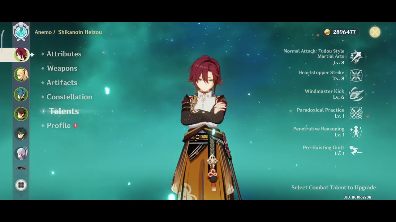 Heizou C0 lv 80 f2p DPS build & Damage - Genshin impact - YouTube