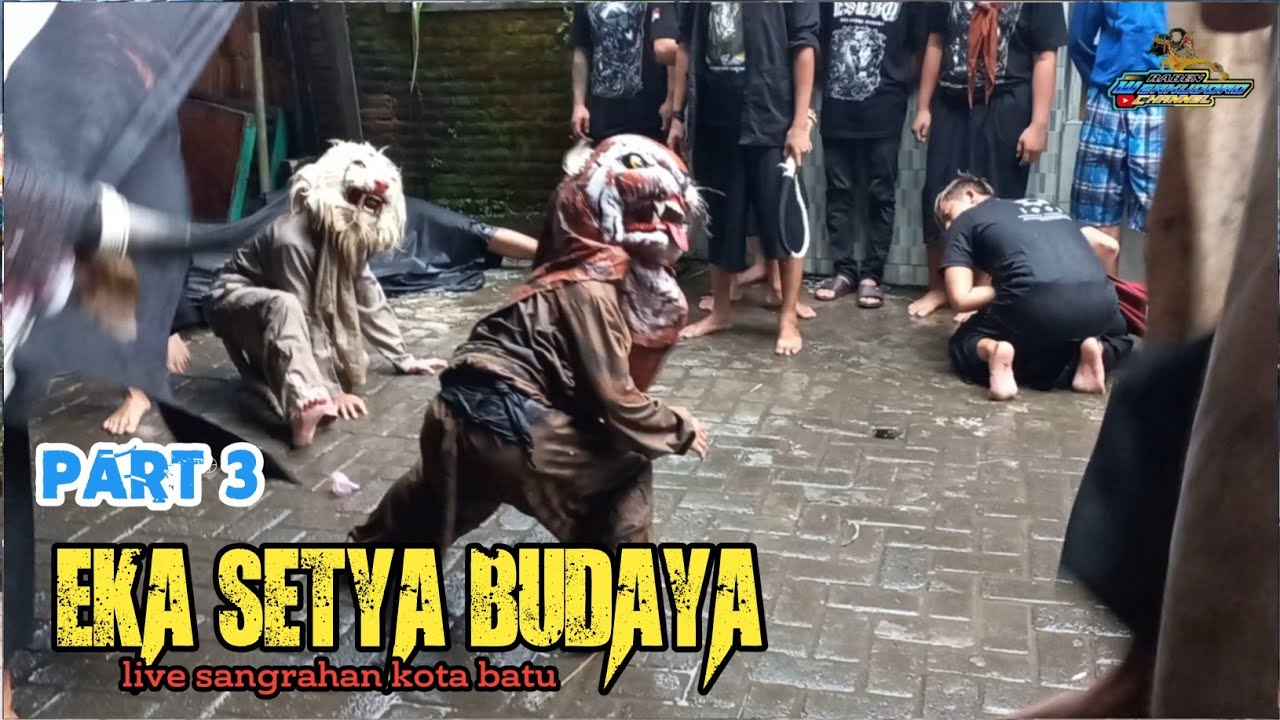 (part 3) EKA SETYA BUDAYA di hadiri banteng² sekota batu,acara kitanan adek wildan - YouTube