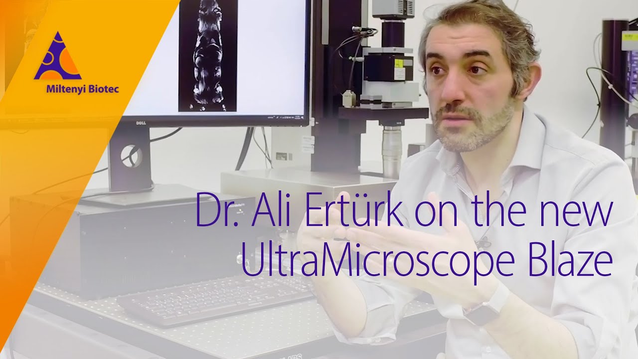 Interview: Dr. Ali Ertürk on the new UltraMicroscope Blaze - YouTube