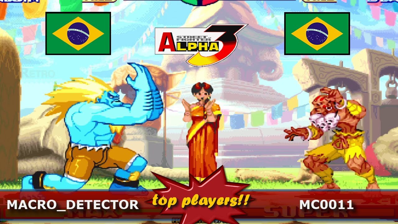 [TOPs SF Alpha 3 FT5] MACRO_DETECTOR (Bra) vs MC0011 (Bra) #sfa3 - YouTube