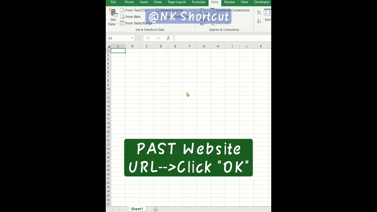 How To Import Data From Website In Excel Excel Tips excel exceltips How To Import Data From Website In Excel Excel Tips excel exceltips