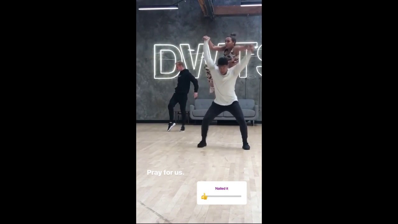 Tinashe Dancing with the Stars week 2 rehearsal DWTS Instagram IG 2018 ...