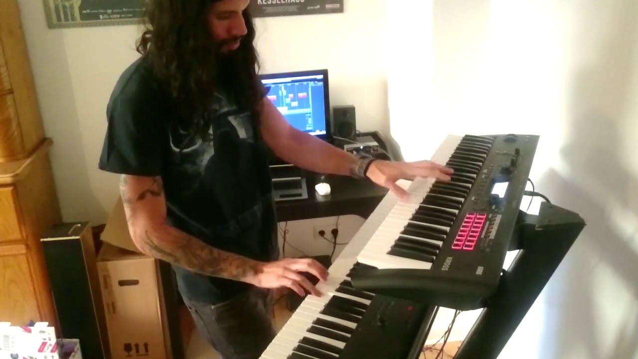 Children of Bodom - Bed of Razors Keyboard Cover - YouTube