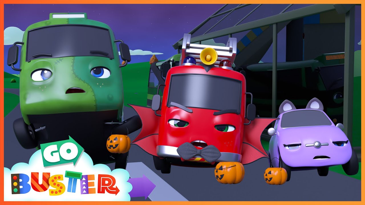 Naughty Bandit Halloween Costume Mix Up | Go Buster | Moonbug Kids ...
