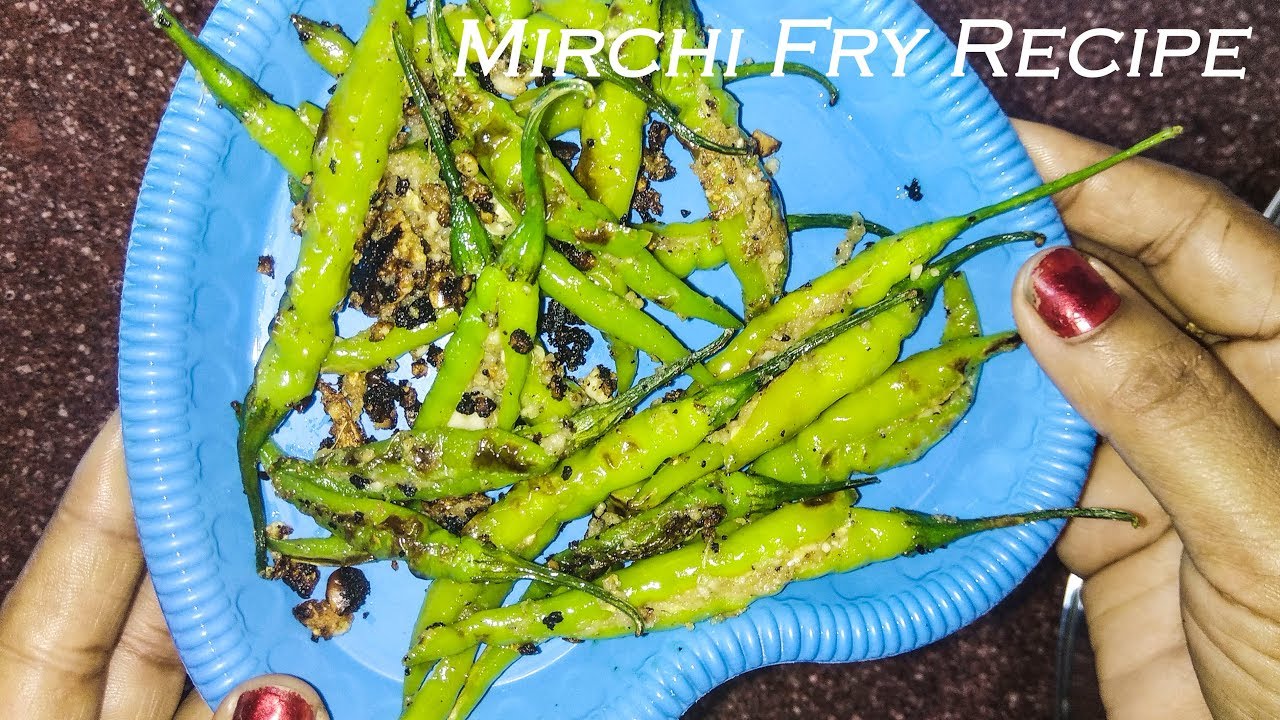 Simple and Tasty Mirchi Fry Recipe | Green Chilli Fry | Easy and Quick ...