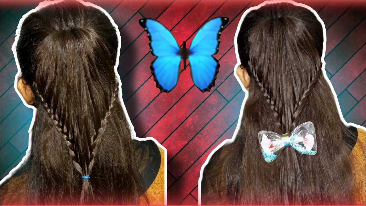 Latest Hairstyle 2024 For Girls -Simple and Easy and Hairstyle - YouTube