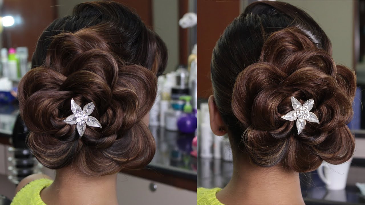 Plait to Flower Pattern Hairstyle - YouTube