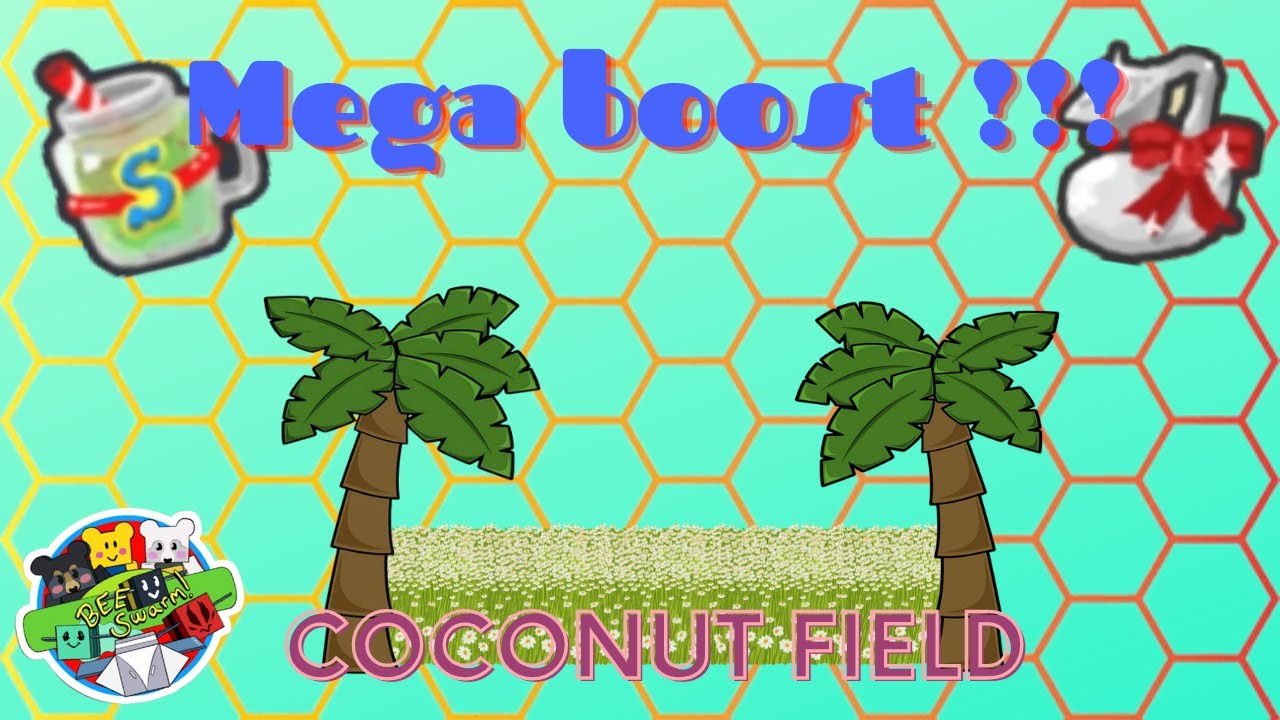 Un gros boost dans le champs de coco ! Bee Swarm Simulator - YouTube