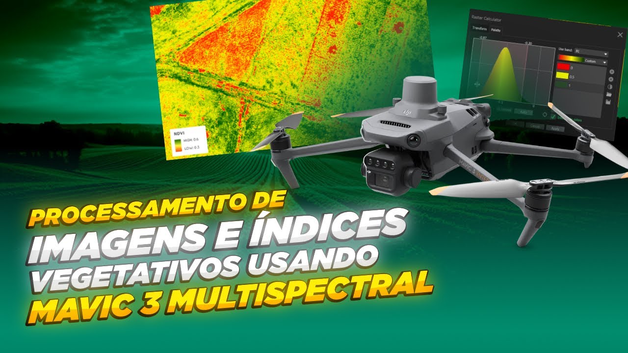 Processamento de Imagens & Indíce vegetativo com Mavic 3 Multispectral - YouTube