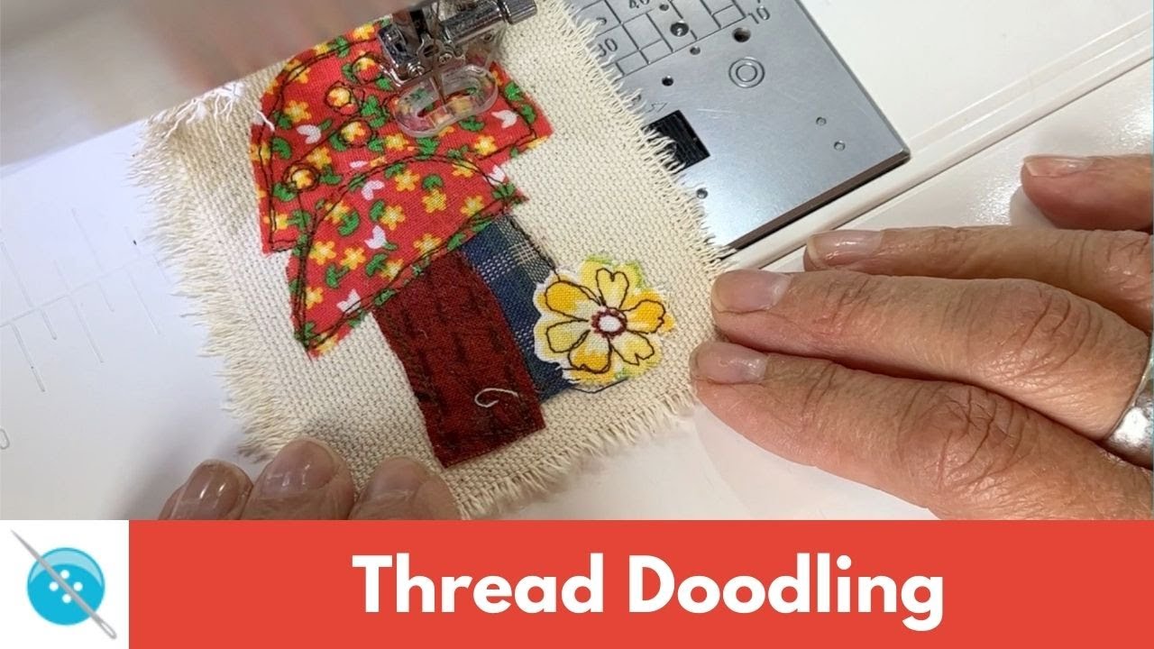 Thread Doodling, Making Greeting Cards - YouTube