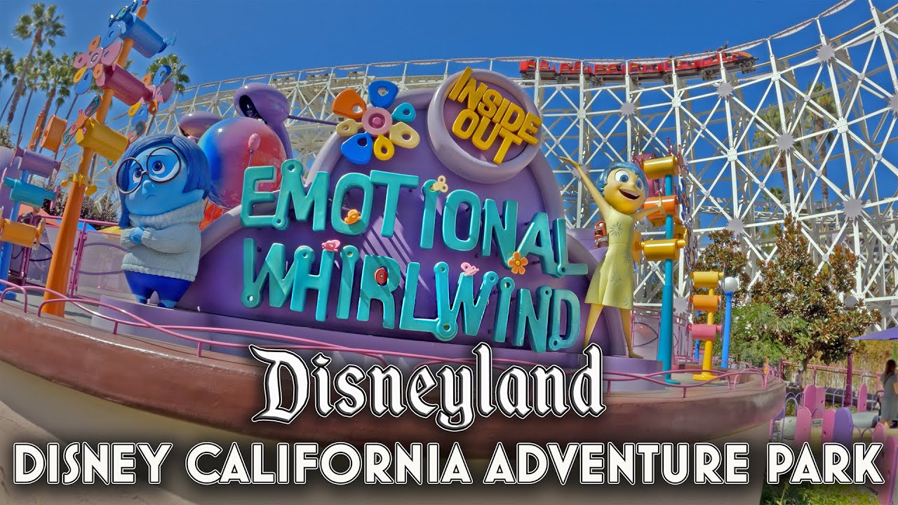 Inside Out Emotional Whirlwind - Disney California Adventure Park - POV ...