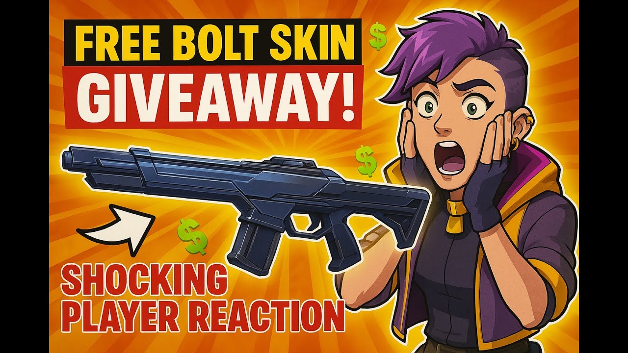 Valorant MVP Challenge: Win a FREE BOLT SKIN! ⚡🎯 - YouTube