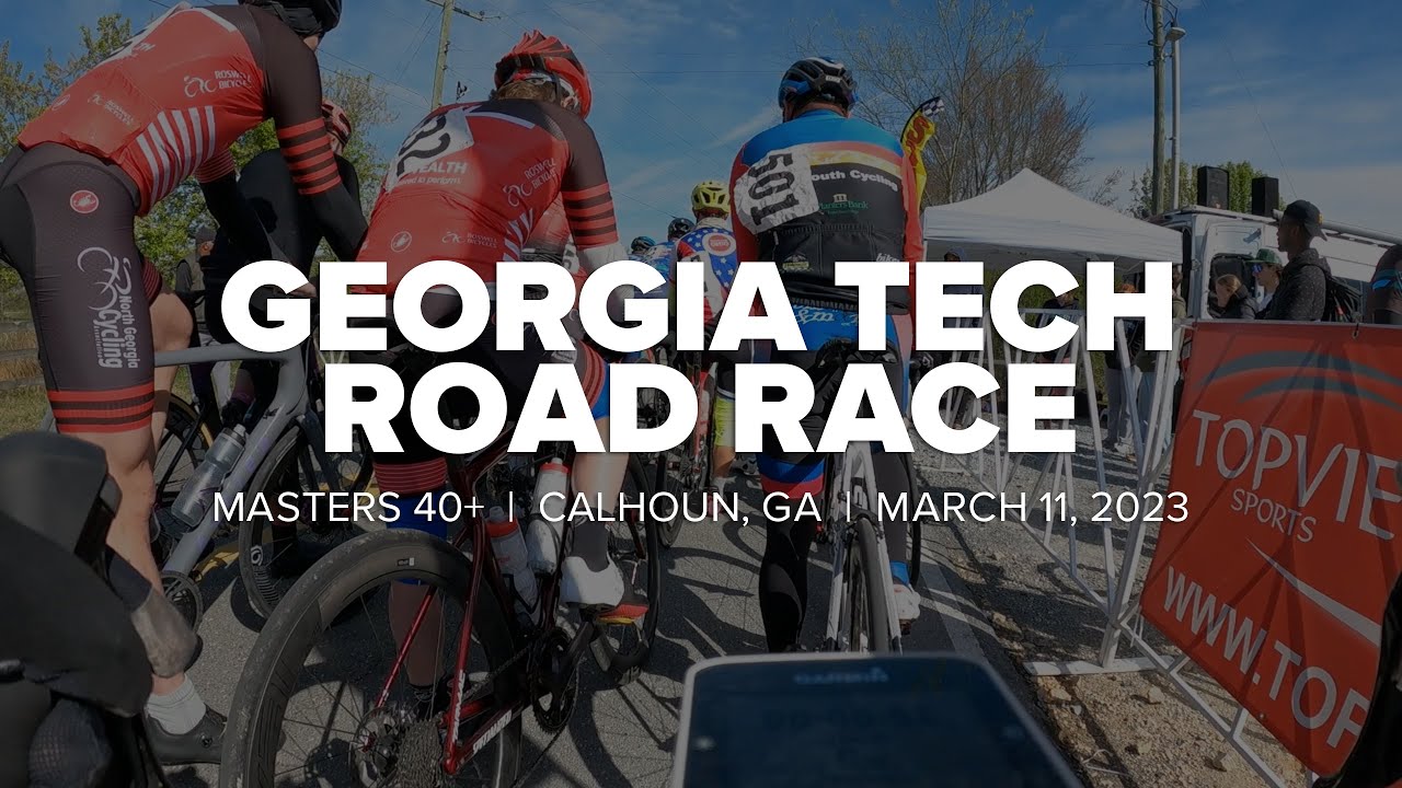 Georgia Tech Road Race 2023 Masters 40+ - YouTube