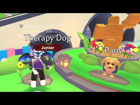 Therapy Dog in Adopt Me (I chat ALOT) - YouTube