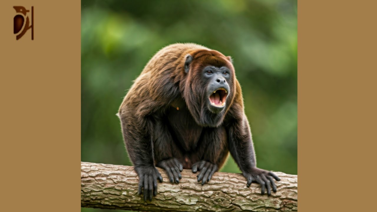 Howler Monkey- The Loudest Primate in the Jungle - YouTube