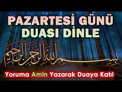 PAZARTESİ DUASI DİNLE Faziletli Dualar