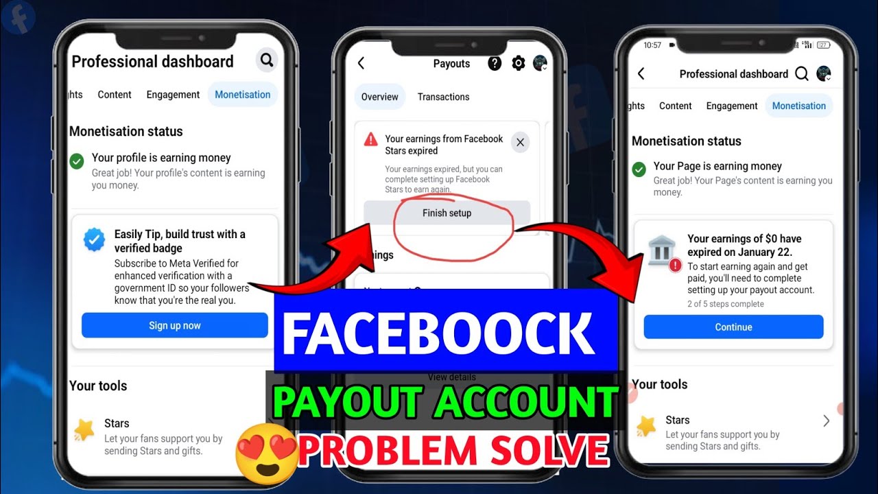 Facebook Pay Out Account ব্যাংক এড করার অপশন যাদের ঠিক হয়নি | How To ...