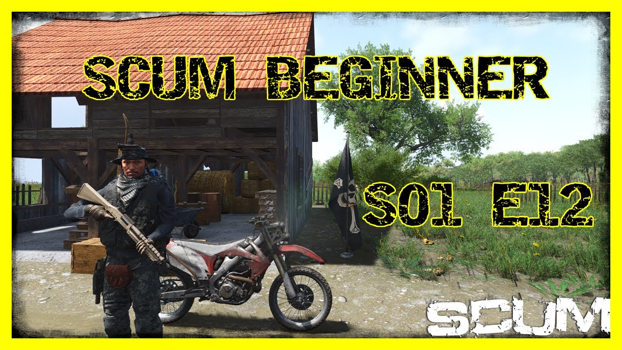 SCUM | S01 E12 | TRADER & MOTORCROSS TRACK GARAGES - YouTube