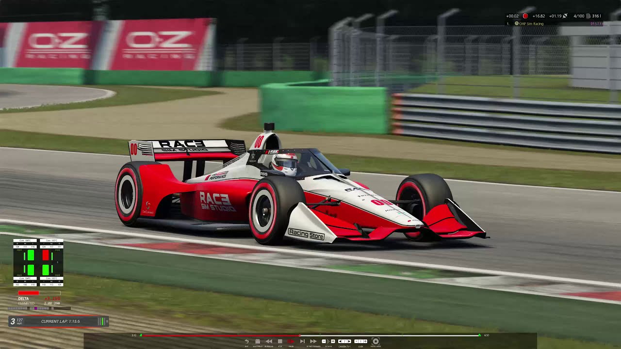 OAP Sim Racing, Formula Americas 2020 Race Sim Studio Mod - YouTube