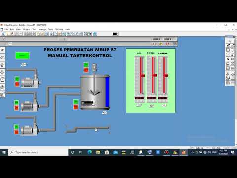 tutorial scada citect pembutan sirup 87 sistem manual 5 - YouTube