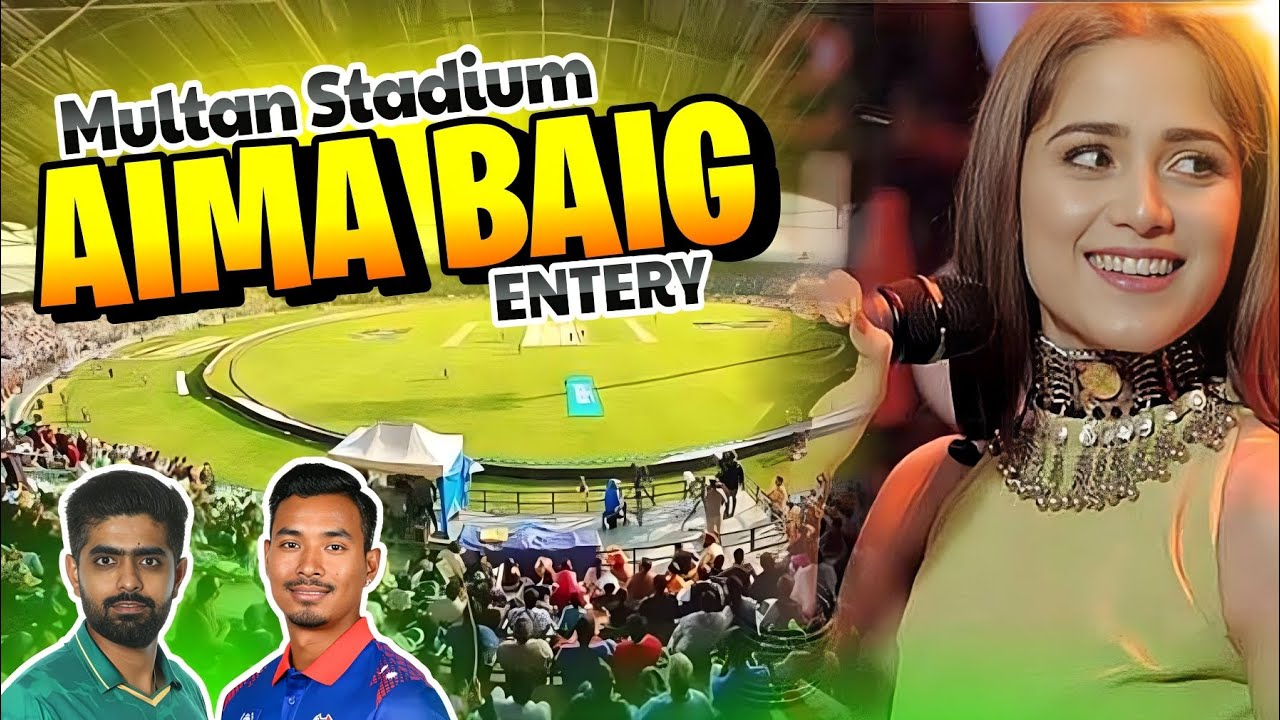 Aimaa Baig Entry In Multan Stadium || Vlog In Multan || Today Vlog ...
