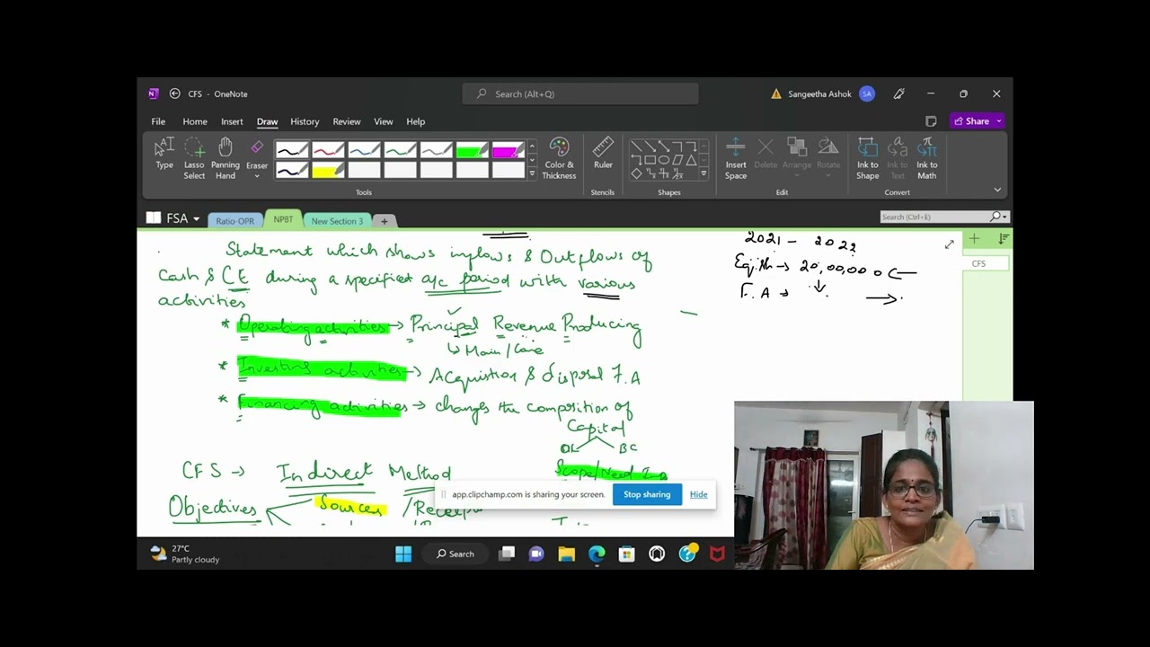 Class XII CBSE Cash Flow Statement CFS meaning - YouTube