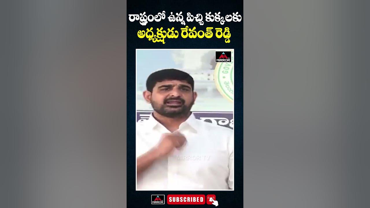 MLA PAdi Kaushik Reddy Shocking Comments on CM Revanth Reddy | Congress | Mirror TV - YouTube